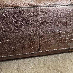 Treesje | Bags | Treesje Metallic Gold Rawhide Tote | Poshmark